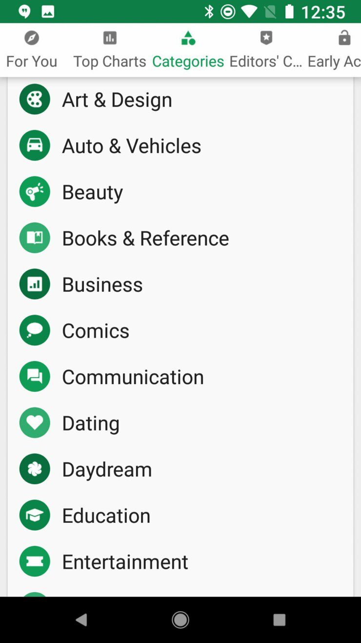 How to Choose Between Google Play Categories – Shoutem