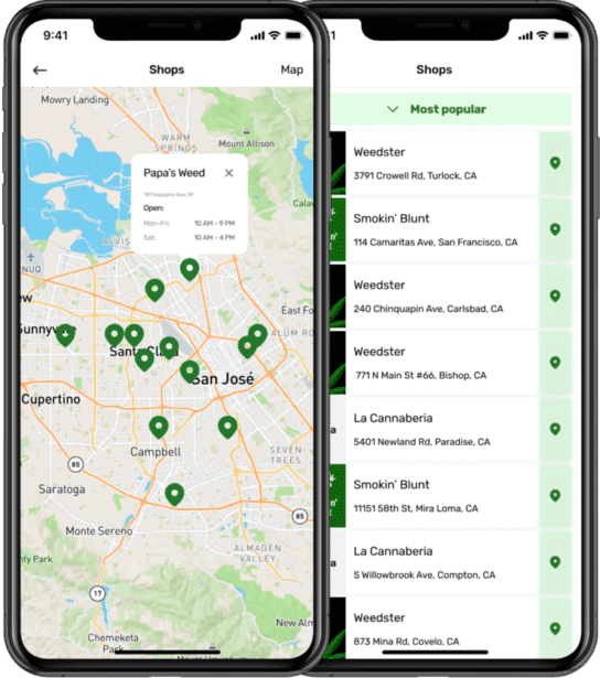 Cannabis App Builder: Create a Cannabis Mobile App | Shoutem