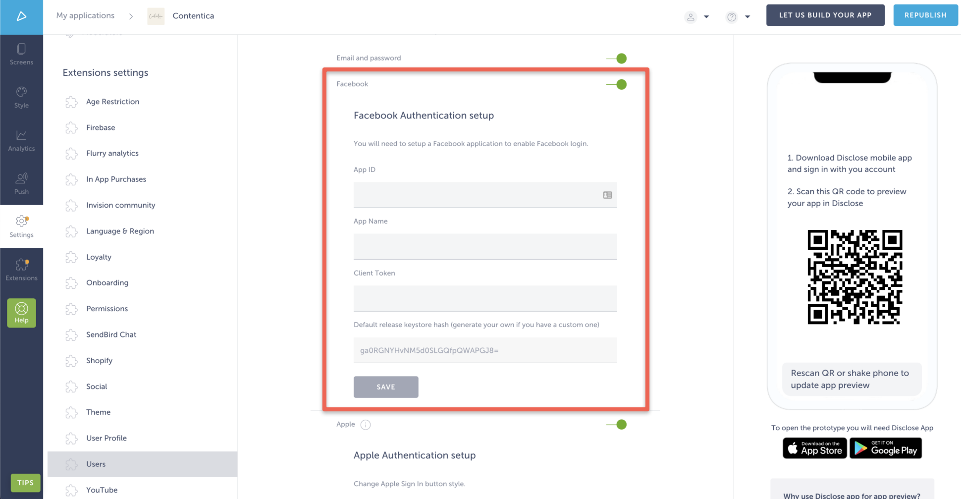 Getting Started With Facebook Authentication Setup – Shoutem